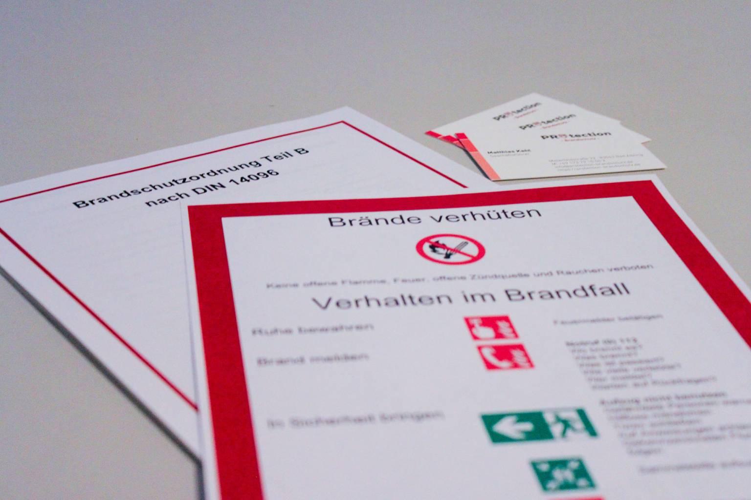 Brandschutzordnung Teil A-C - Sicherheit im Unternehmen